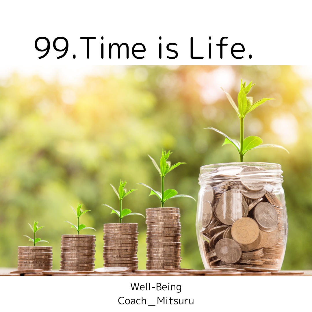 99.Time is Life. | Coach Mitsuru